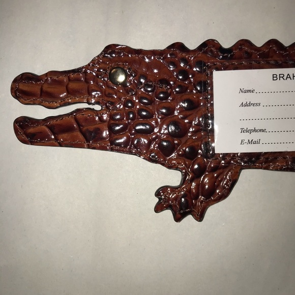 Brahmin | Bags | Brahmin Luggage Tag Pecan Melbourne | Poshmark